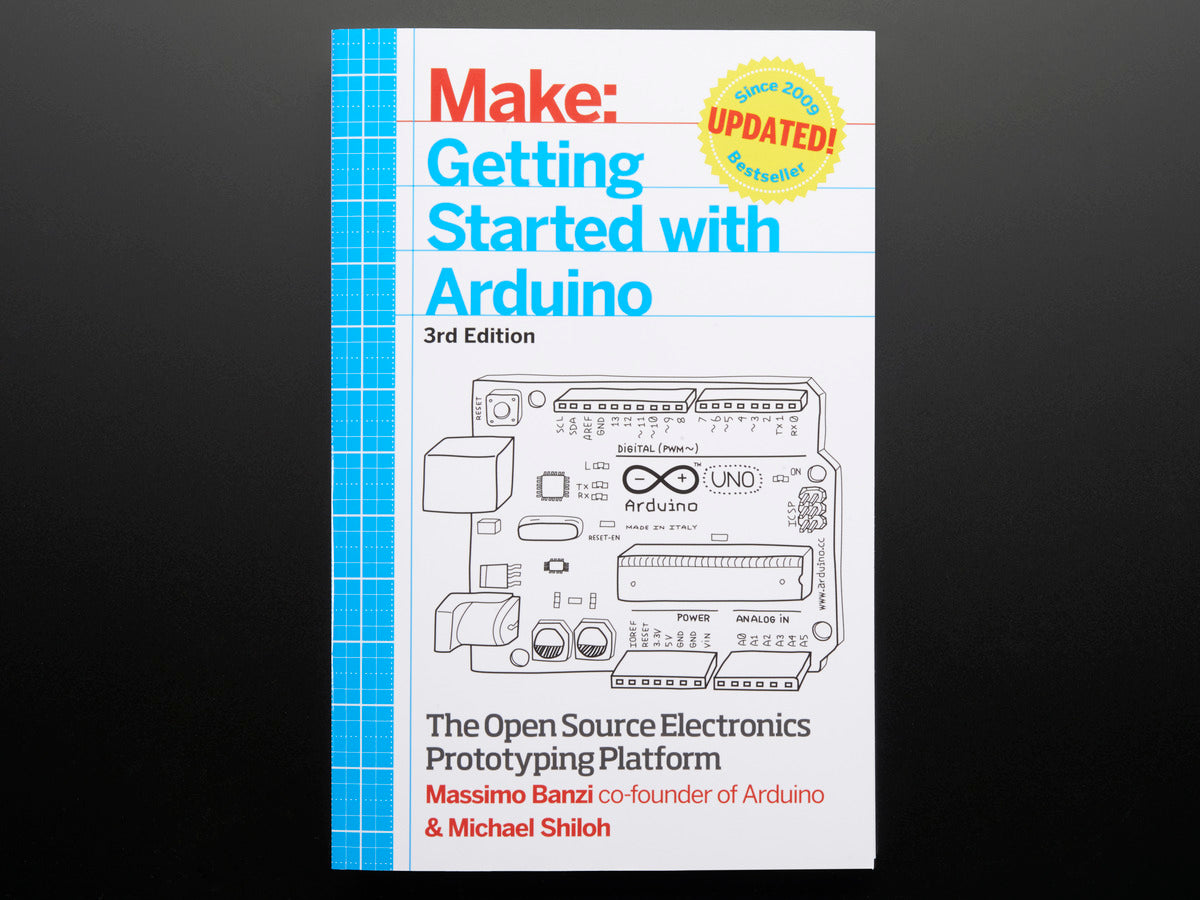 Buy Getting Started with Arduino By Massimo Banzi - 3rd Edition ADA263 Adafruit