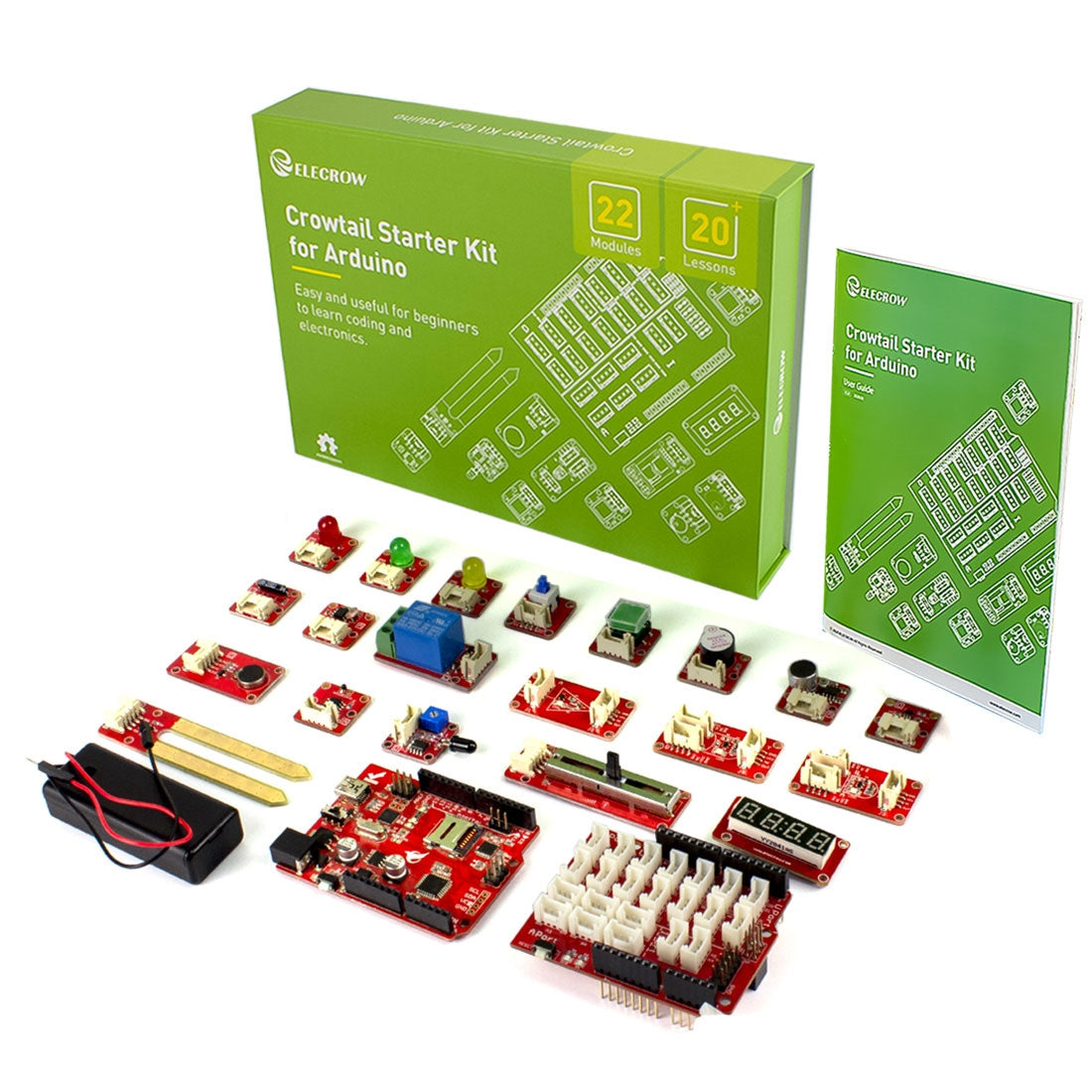 Buy Crowtail Starter Kit For Arduino Pakr Ec1012 Elecrow