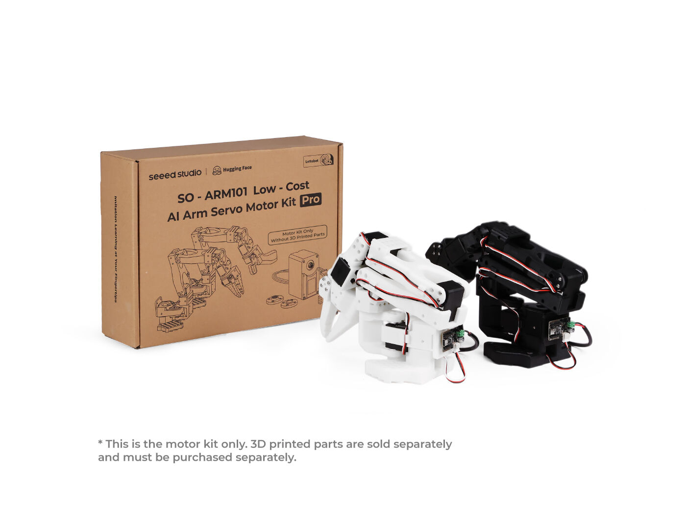 Buy [New] SO-ARM101 Low-Cost AI Arm Servo Motor Kit Pro for LeRobot ...