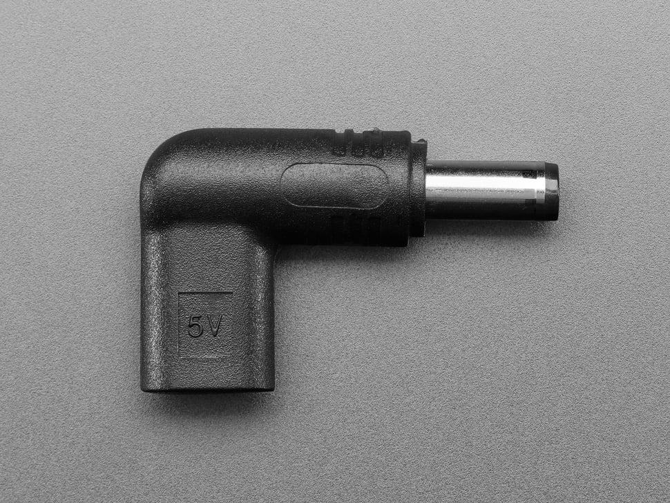 Buy USB Type C PD to 5.5mm/2.1mm Barrel Jack Adapter - 5V ADA6030 Adafruit