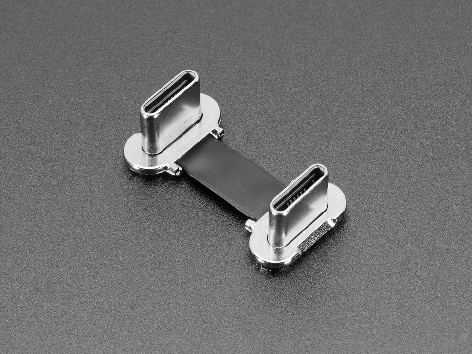 Buy Slim Right Angle USB C to USB C Cable - 23mm ADA6367 Adafruit