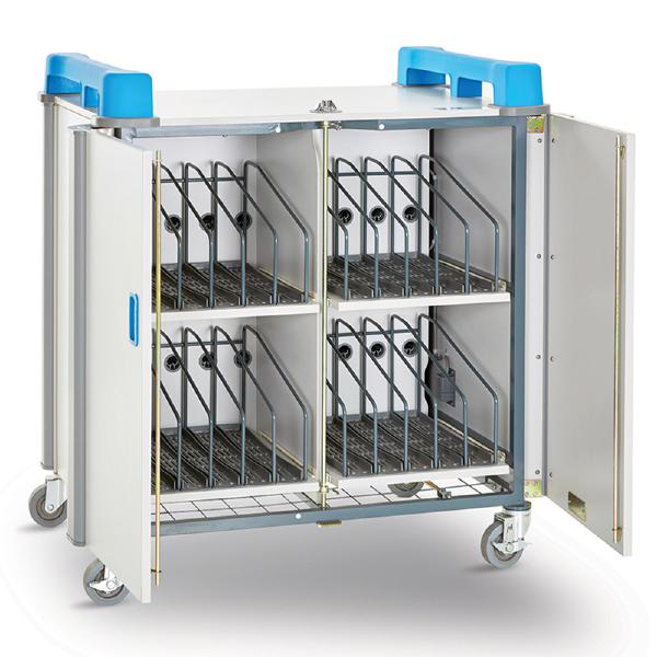 Buy LapCabby 20 Vertical | 20-Device Mobile AC Charging Trolley for ...