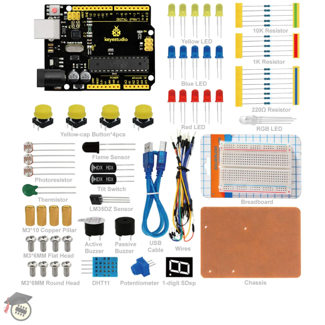Buy UNO R3 Breadboard Kit for Arduino PAKR-A0519 Pakronics