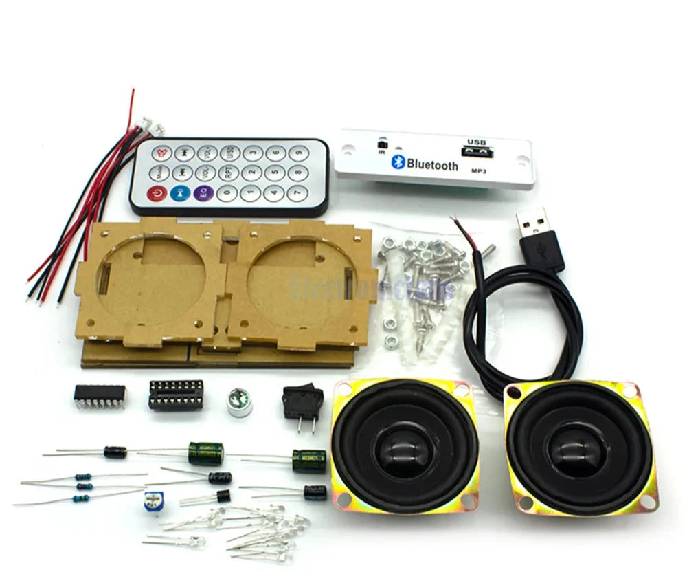 Buy DIY Bluetooth Speaker Kit 2*3W Electronic Soldering Kit PAKR-A0520 ...