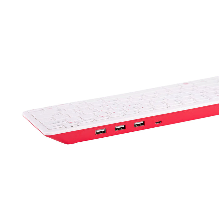 Buy Raspberry Pi® Keyboard - Red and White RPI-SC0167 RaspberryPi