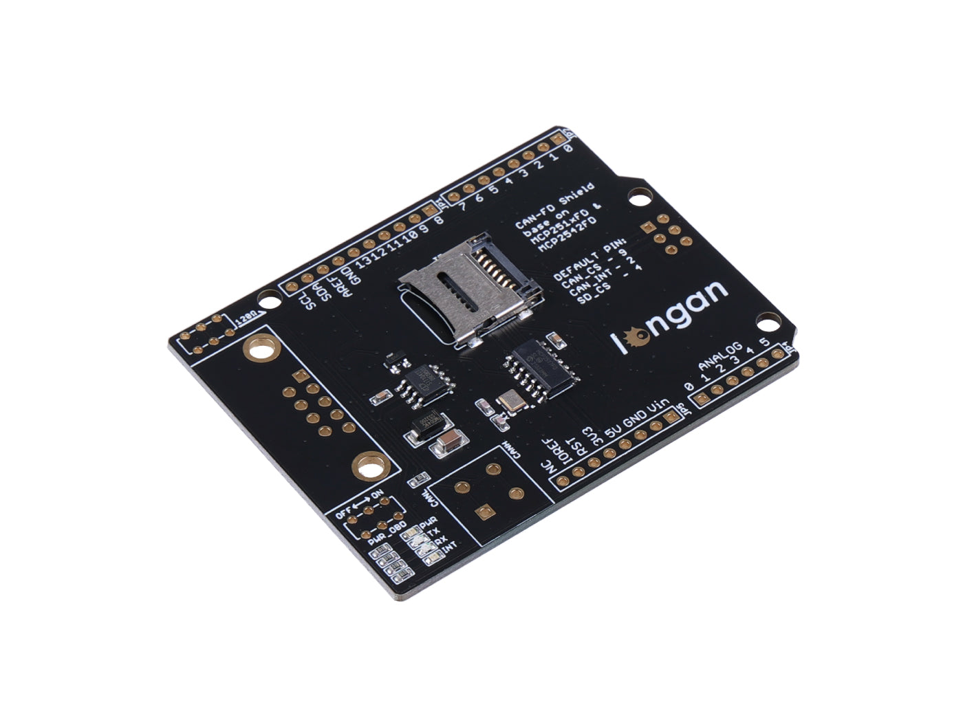 Buy CAN FD Shield for Arduino - CAN-FD, CAN 2.0 SS102991775 Seeed Studio
