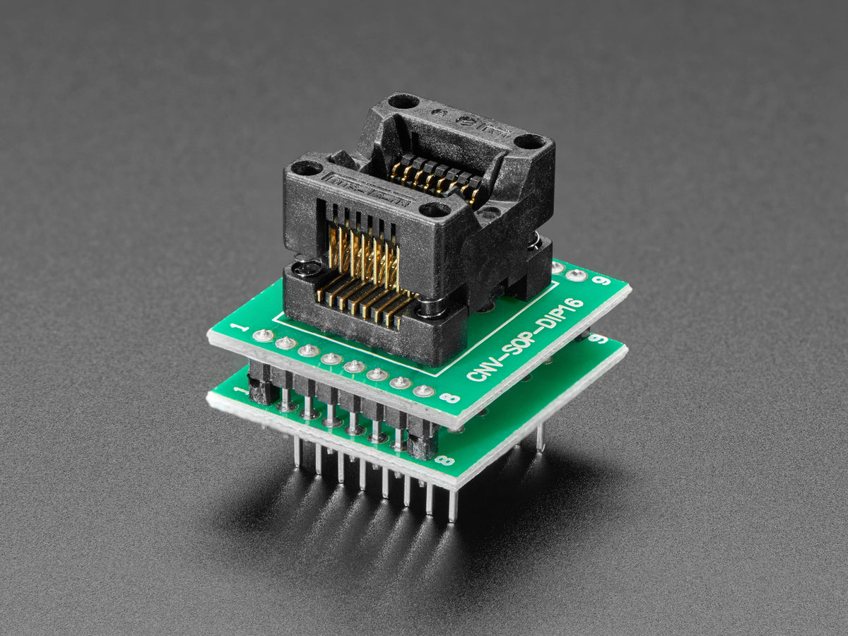 Buy SMT Test Socket - SOIC-16 Narrow Breakout ADA1283 Adafruit