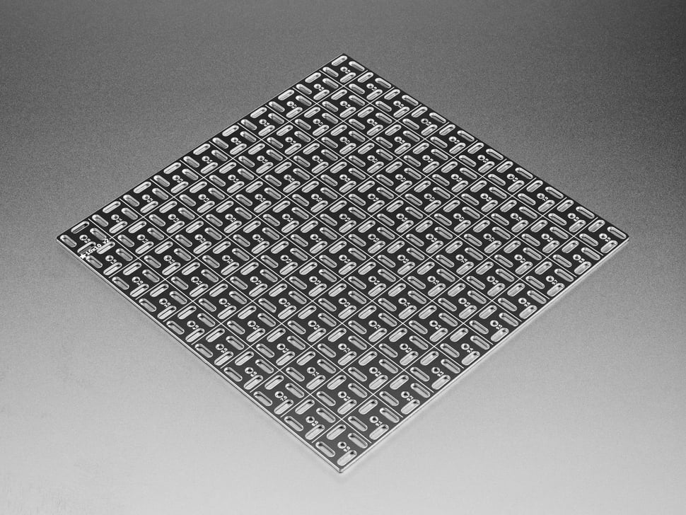 Buy Adafruit Swirly Aluminum Mounting Grid for 0.1" Spaced PCBs - 10 x ...