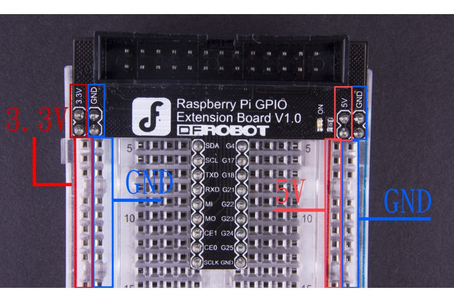 Buy Raspberry Pi GPIO Extension Board DF-DFR0312 DFRobot