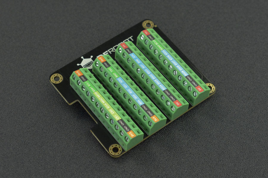 Buy Raspberry Pi 4B GPIO Terminal Block HAT DF-DFR0918 DFRobot