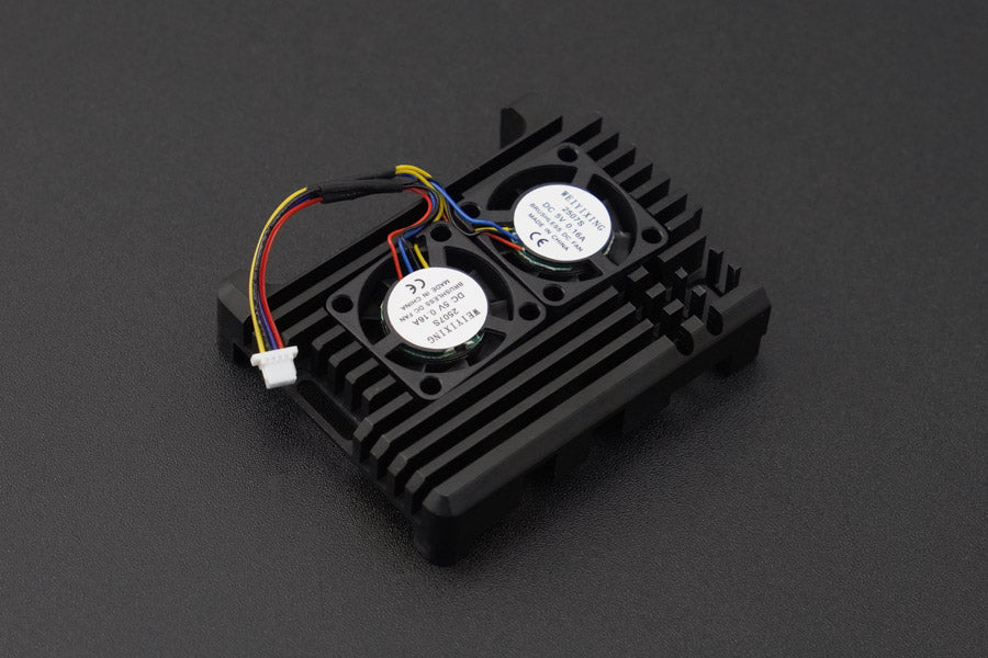Buy Dual Fans Metal Case for Raspberry Pi 5 Single Board Computer DF ...