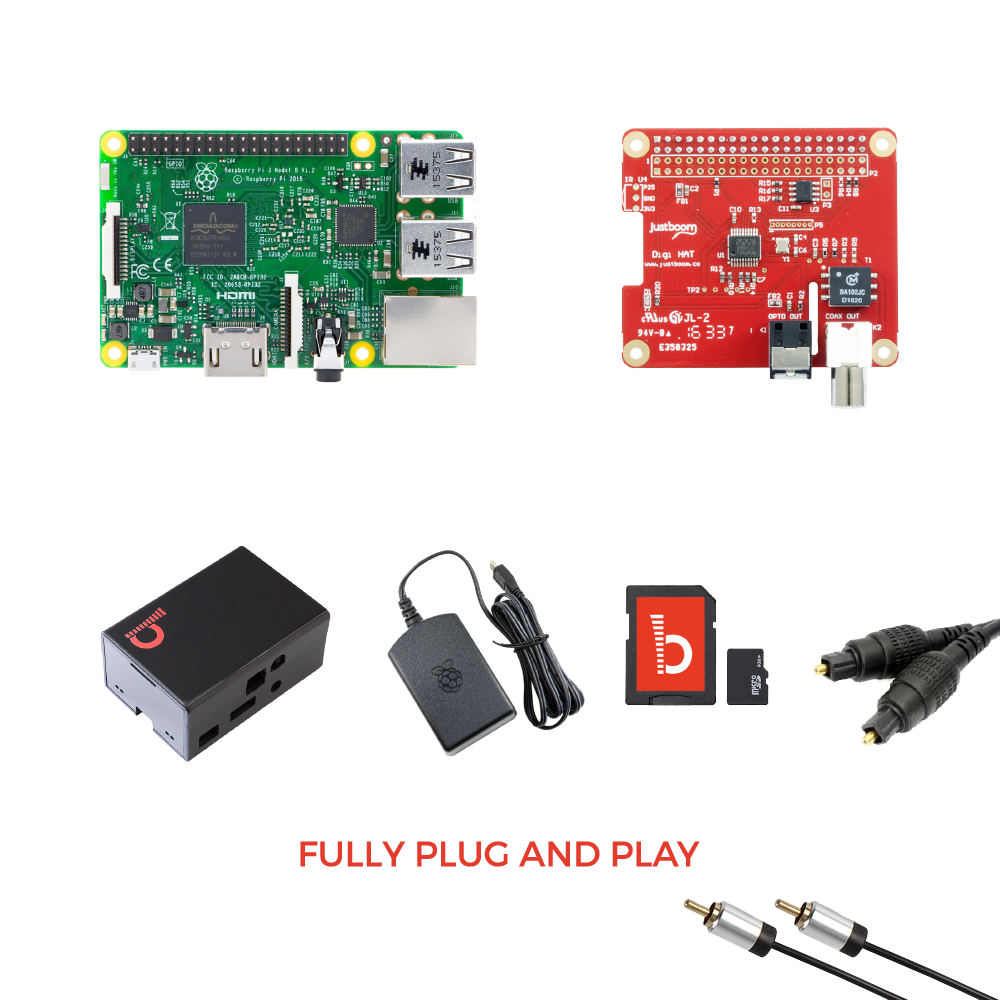 Buy JustBoom Digi HAT Kit PS-JBM-019 PiSupply