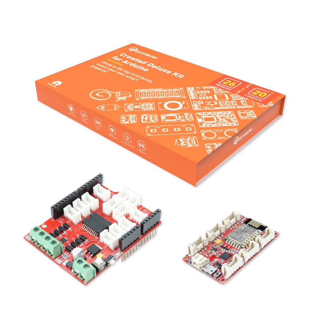 Buy Crowtail-Deluxe Kit for Arduino PAKR-EC1014 Elecrow