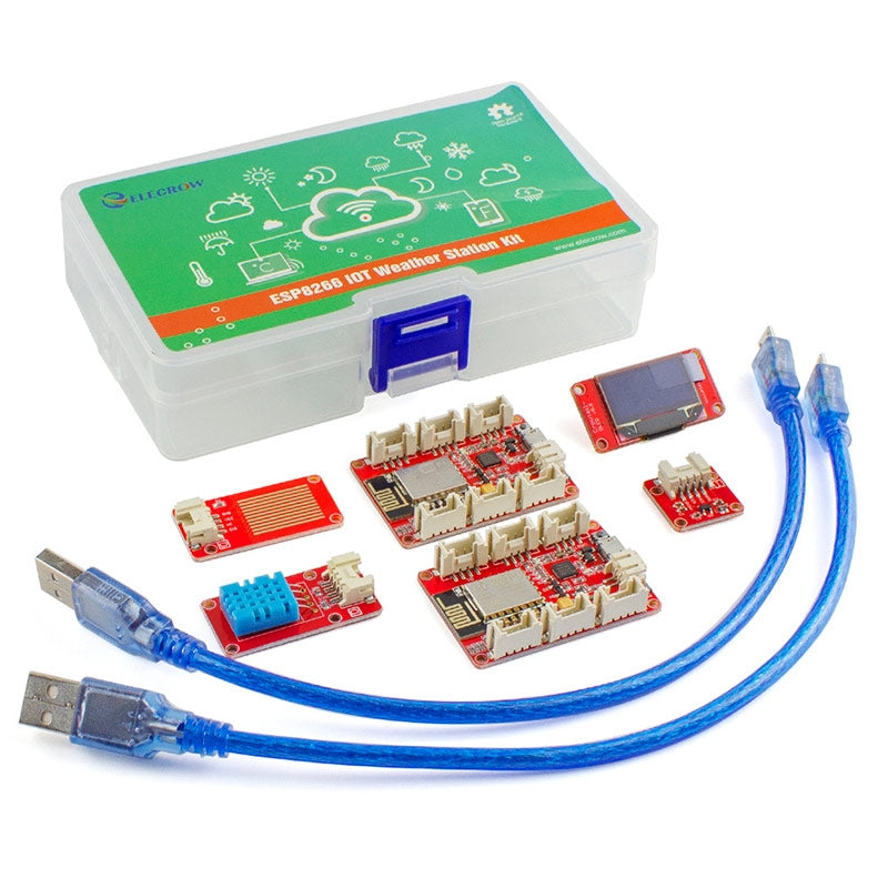 Buy ESP8266 IOT Weather Station Kit PAKR-EC1023 Elecrow