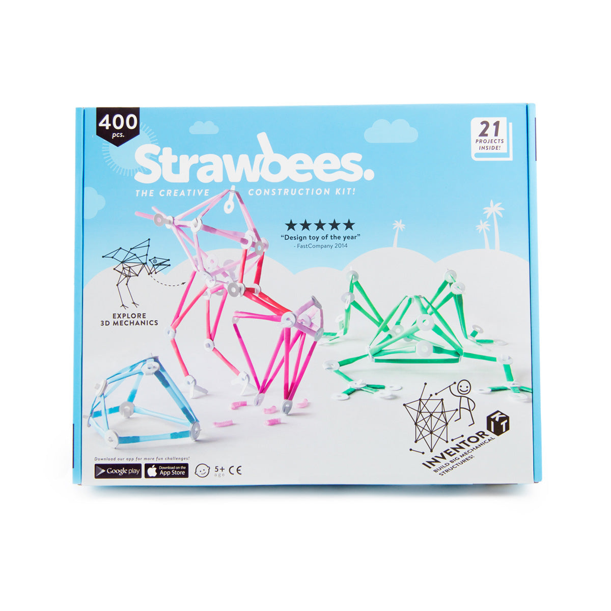 Buy Strawbees Inventor Kit PAKR-W7087 Strawbees
